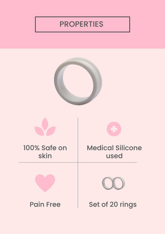 Vajraang Phimosis Stretcher Rings Kit, with Phimosis Oil, 20 Rings (3 ...